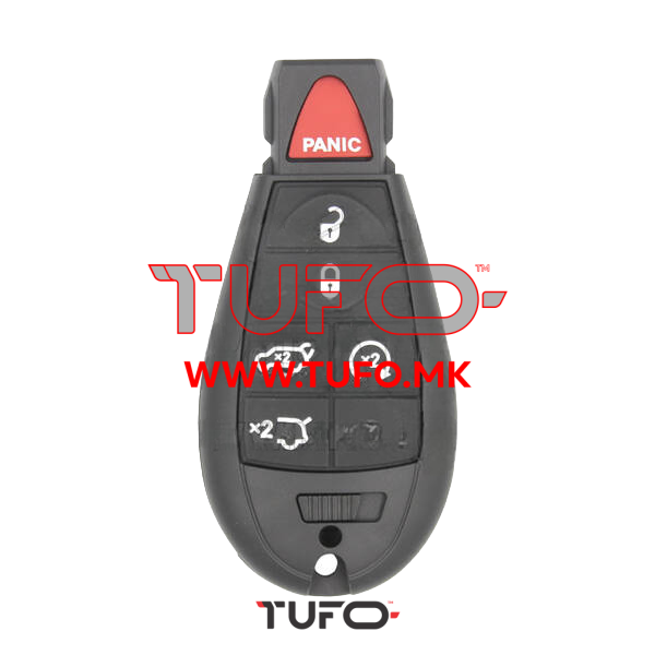 Chrysler Jeep Dodge Fobik Remote Key 5 + 1 Buttons 433MHz with Start ...
