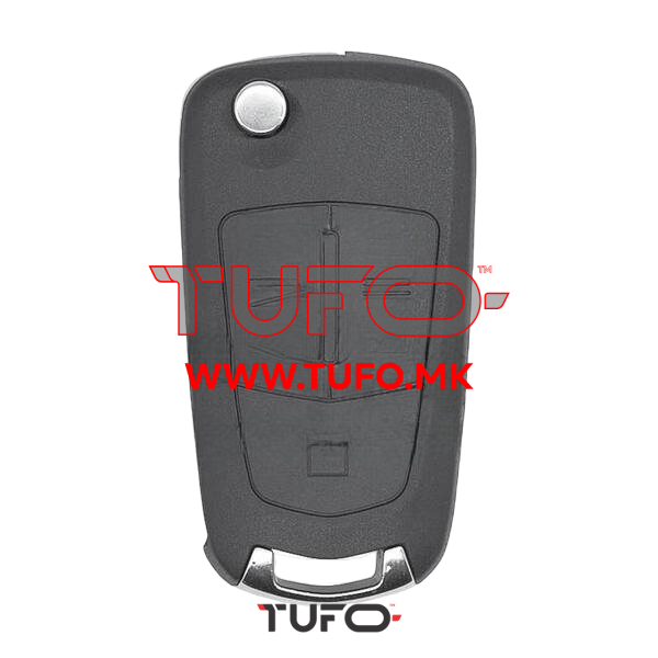 Opel Vectra C Flip Remote Key 3 Buttons 433MHz PCF7946 Transponder – Tufo