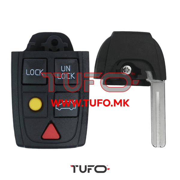 Volvo Remote Key Shell 5 Buttons – Tufo