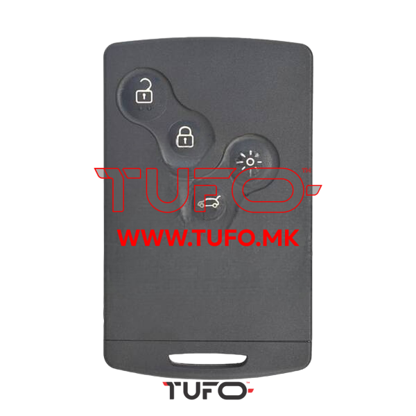 REN Clio4 Capture 2016 Proximity Smart Card Key 4 Buttons 433MHz AES ...