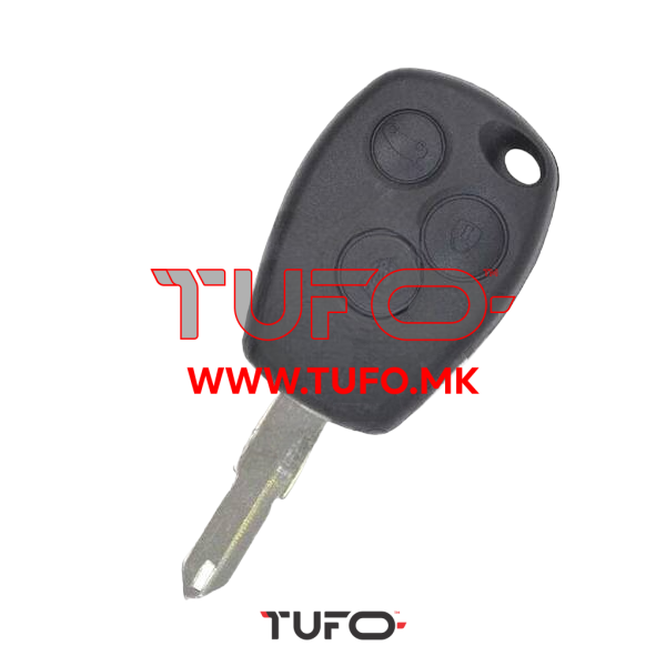 Renault Dacia Remote Key 3 Buttons 433MHz PCF7946 Transponder – Tufo