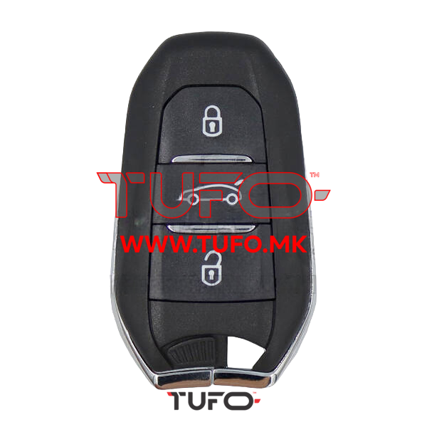 Peugeot Citroen Ds Smart Remote Key 3 Buttons 433MHz ID46 Transponder ...