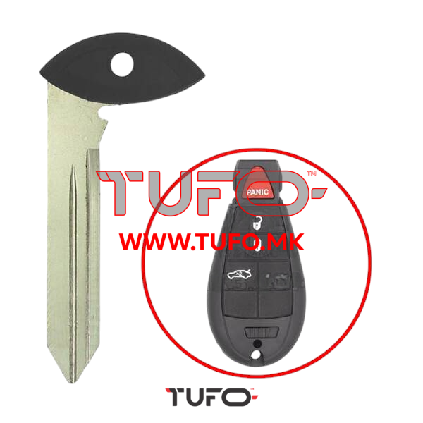 Chrysler Dodge Jeep Fobik Remote Emergency Key Blade 68029829AB – Tufo