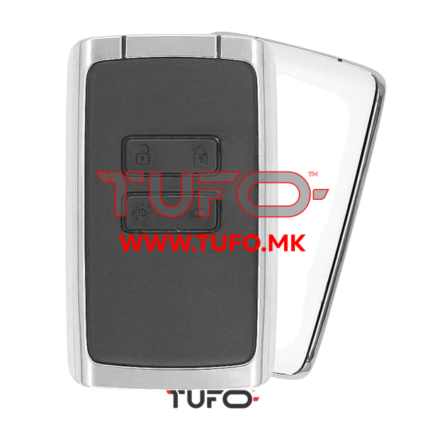 REN Megane 4 Talisman Espace 5 Smart Key Card Shell 4 Buttons White ...