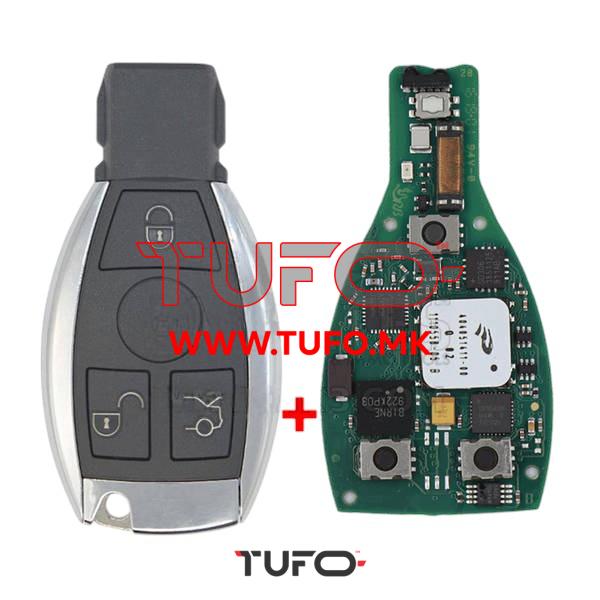 Mercedes FBS4 Original Smart Remote Key PCB 3 Buttons 433MHz with ...